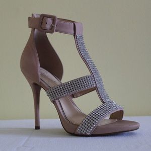 Jessica Simpson | Shoes | Jessica Simpson Pink Silver Heels | Poshmark